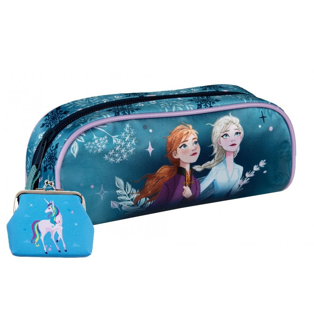 Frozen Disney-figurer Pennfodral med Unicorn Pengar Väska – SMAeCOM